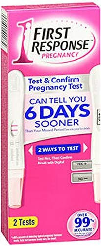 First Response Early Result Pregnancy Tests 2 Tests Pack Of 2