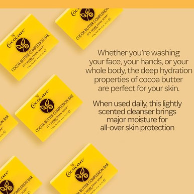 Cococare Cocoa Butter Complexion Bar Soap 4 Ounce Gentle Cleansing ...