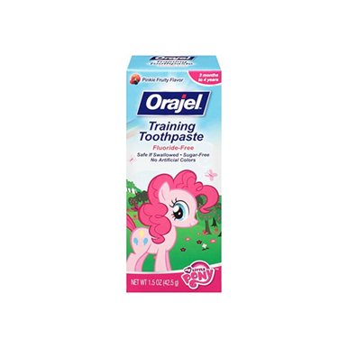 Orajel Toddler My Little Pony Training Toothpaste, Pinky Fruity 1.5 oz ...