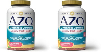 Azo D Mannose Urinary Tract Health Gummies 40 Count Clinical Strength ...