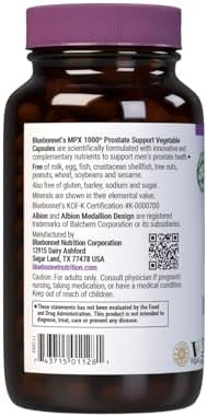 Bluebonnet Mpx 1000 Prostate Support Supplement 120 Count