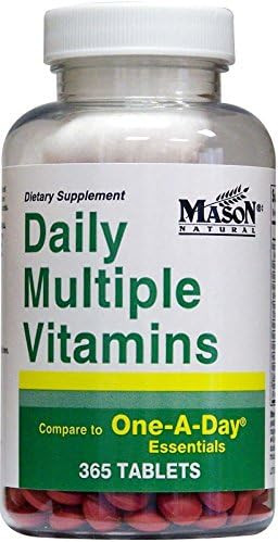 Daily Multiple Vitamins Compare To One A Day Essentials Multivitamin ...