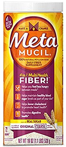 Metamucil Coarse Original Texture Unflavored Fiber 19 Ounces