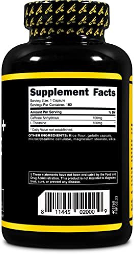Primaforce Caffeine With Ltheanine 100Mg Of Each 180 Capsules 180 ...
