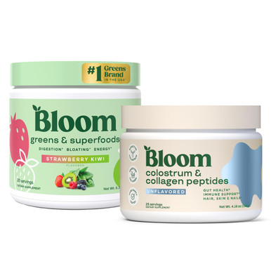 Bloom Nutrition Superfood Greens Powder Digestive Enzymes with ...
