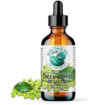 Bella Terra Oils - Green Coffee Bean Oil 4 Oz - Rich In Quinic Acid ...