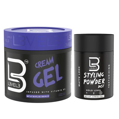 L3 Level 3 Cream Gel And Sample Powder - Provides Volume And Medium ...
