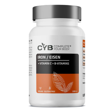 CYB Complete your Body High-Strength Iron Complex – 180 Tablets ...