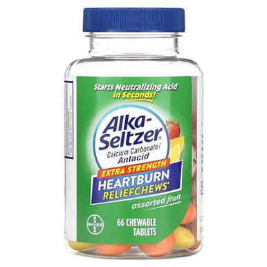 Alka-Seltzer Extra Strength Heartburn Reliefchews - Relief Of Heartburn ...