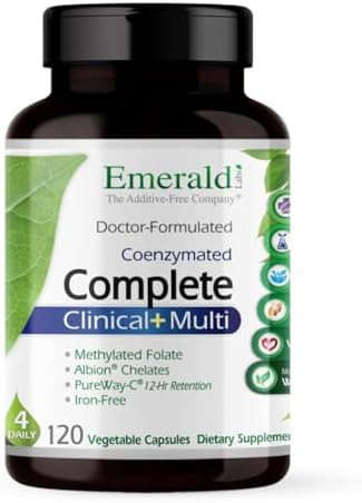 Emerald Labs Complete Clinical Multi - Multivitamin With Methylated ...