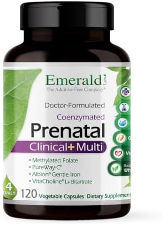 Emerald Labs Prenatal Clinical Multi - Prenatal Multivitamin With ...
