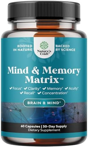Natural Mind And Memory Supplement For Increased Mental Performance And ...