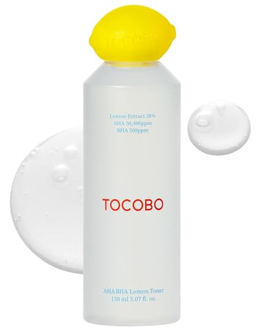 TOCOBO AHA BHA Lemon Facial Toner 5.07 fl oz / 150 ml Vitamin C and ...