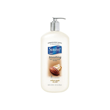 Suave Skin Solutions Body Lotion, Smoothing with Cocoa Butter with Shea ...