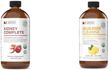 Complete Natural Products Kidney Complete 16Oz & Gallbladder Complete ...