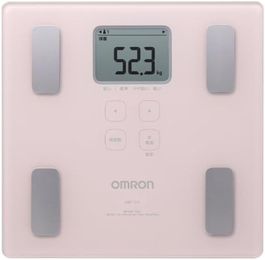 Omron Body Weight, Composition Meter Scan Pink Hbf-214-Pk