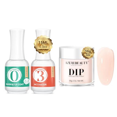 Azurebeauty Translucent Dip Powder Clear Dip Powder Liquid Sets Clear ...