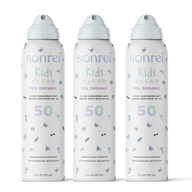 Sonrei Kids Clear Sunscreen Mist Spf 50 Broad Spectrum Water-Resistant ...