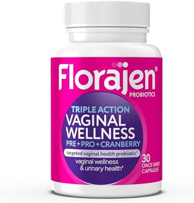 Florajen Women’S Triple-Action Probiotic - Prebiotic + Probiotic ...