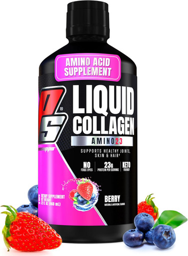 Prosupps Amino23 Liquid Collagen Shots Citrus Punch - Collagen Peptide ...