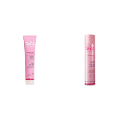 Cake Beauty Curl Friend Defining Curl Cream & Anti Frizz Shine Spray ...