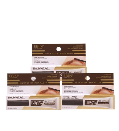 Ebin York Eyebrow Gel – 3X Secret Of Pharaoh Brow Gel Styler By Ebin ...