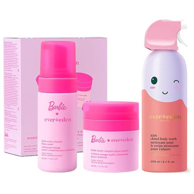 Evereden Happy Face Duo Barbie Edition & Cloud Body Wash Coconut Splash ...