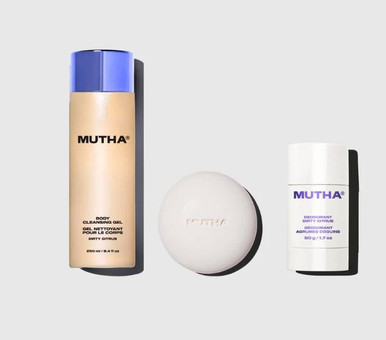 Mutha Dirty Citrus Bath Bundle - Body Cleansing Gel Nudist Exfoliating ...