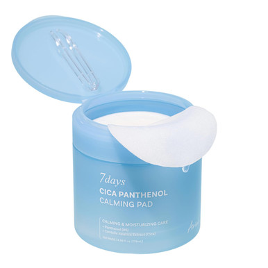 Ariul 7Days Cica Panthenol Calming Pad 100 Count ( Blue )