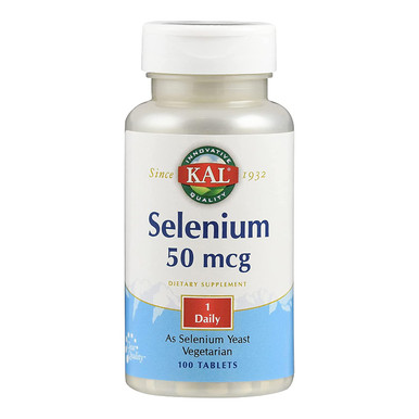 Kal 50 Mcg Selenium Tablets, 100 Count