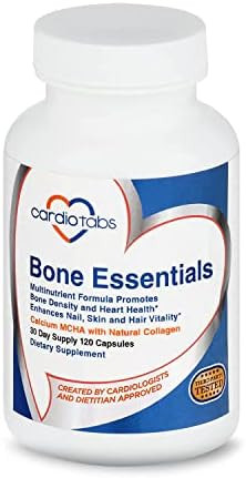 Cardiotabs Bone Essentials With Mcha & Collagen Calcium Supplement W ...