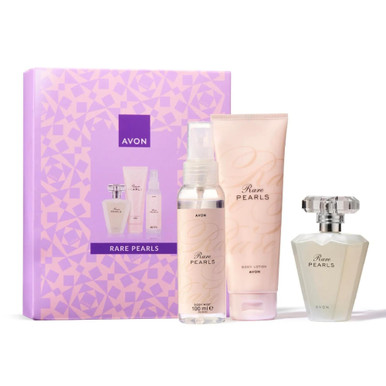 AVON Rare Pearls For Her Gift Set, with Rare Pearls Eau de Parfum 50ml ...