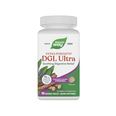 Nature'S Way Premium Extract Dgl Ultra 75 Mg Per Serving 90 Chewables ...