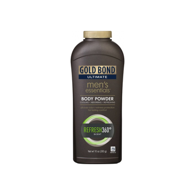 Gold Bond Ultimate Men's Essentials Body Powder, Refresh 360 10 oz