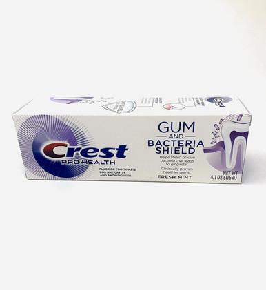 Crest Gum and Bacteria Shield Toothpaste with Fluoride, Fresh Mint, 4.1oz