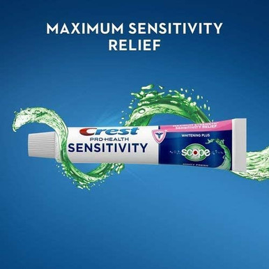 Crest Sensitivity Whitening and Scope Minty Fresh Toothpaste, 6 oz - 2 ...
