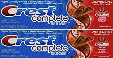 Crest Cinnamon Toothpaste, 6 Ounce, Pack of 2
