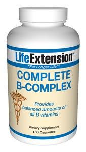 Life Extension Complete Vitamin B Complex 180 Caps