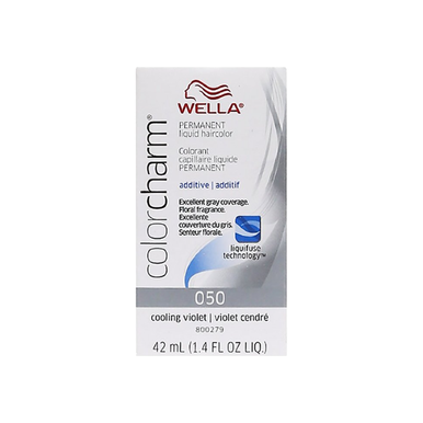 Wella Color Charm Liquid Permanent Hair Color, 50 Cooling Violet 1.4 oz ...