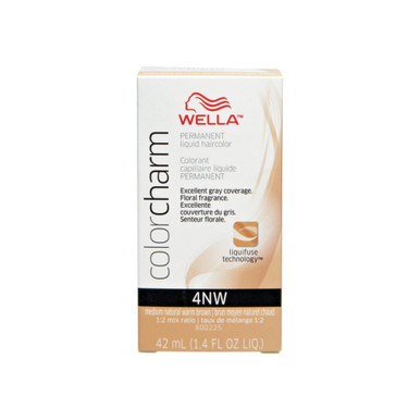 Wella Color Charm Permanent Liquid Hair Color, Medium Natural Warm ...