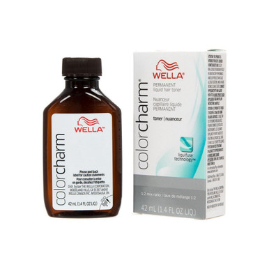 Wella Color Charm Permanent Liquid Hair Toner (T28 Natural Blonde) 1.4 oz