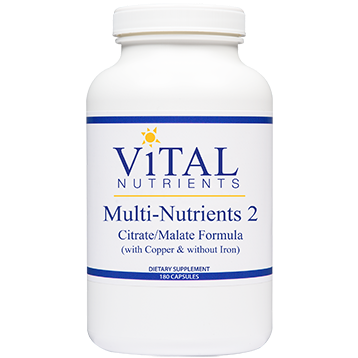Vital Nutrients MultiNutrients II Citrate Form 180 caps