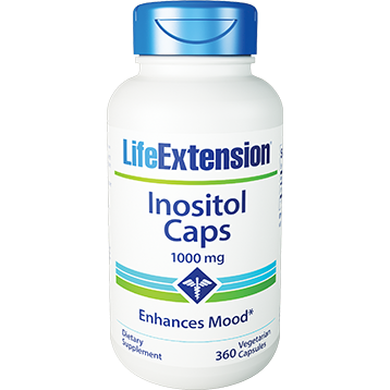 Life Extension Inositol 1000 mg 360 vegetarian capsules