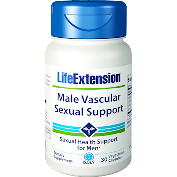Life Extension Male Vascular Sexual Support 30 vegcaps