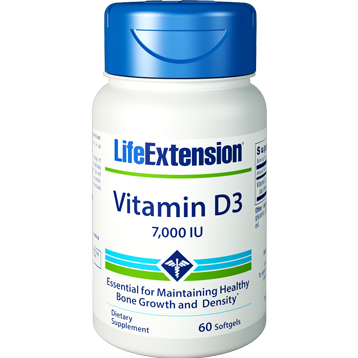 Life Extension Vitamin D3 7000 IU 60 softgels