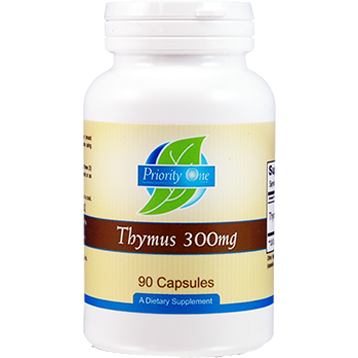 Priority One Vitamins Thymus 300 mg 90 capsules