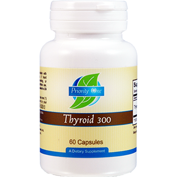 Priority One Vitamins Thyroid 300 mg 60 capsules