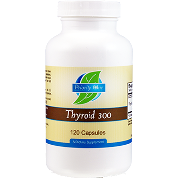 Priority One Vitamins Thyroid 300 mg 120 caps