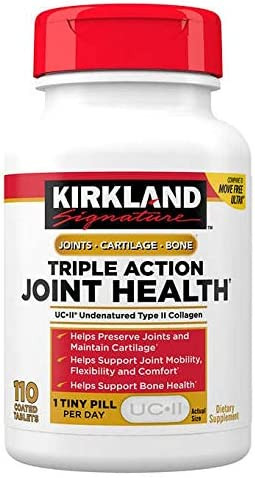 Kirkland Signature Expect More Triple Action Joint Health 110 Coated Tablets