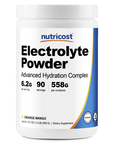 Nutricost Electrolyte Powder, Advanced Hydration Complex, 90 Servings ...